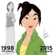 Wait Until See These Disney Princesses As If They'd Aged With Their Movies!